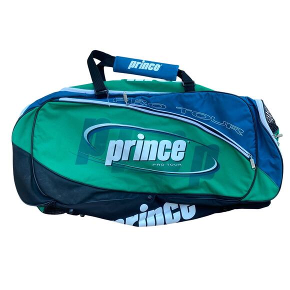 Prince | Bags | Vtg Prince Pro Tour Duffle Tennis Bag Double Zipper ...